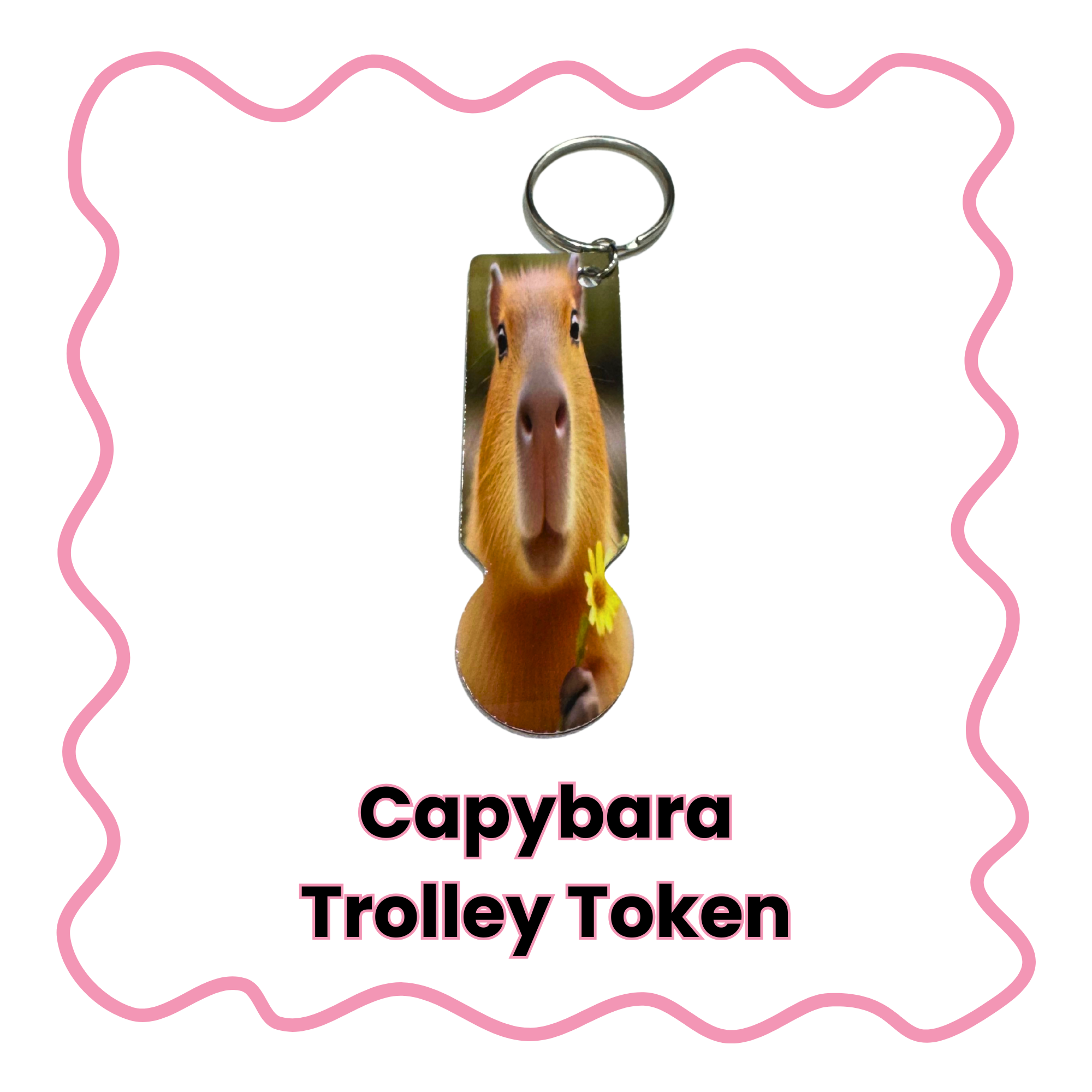 Capybara - Trolley Token – Shop For Me From Me